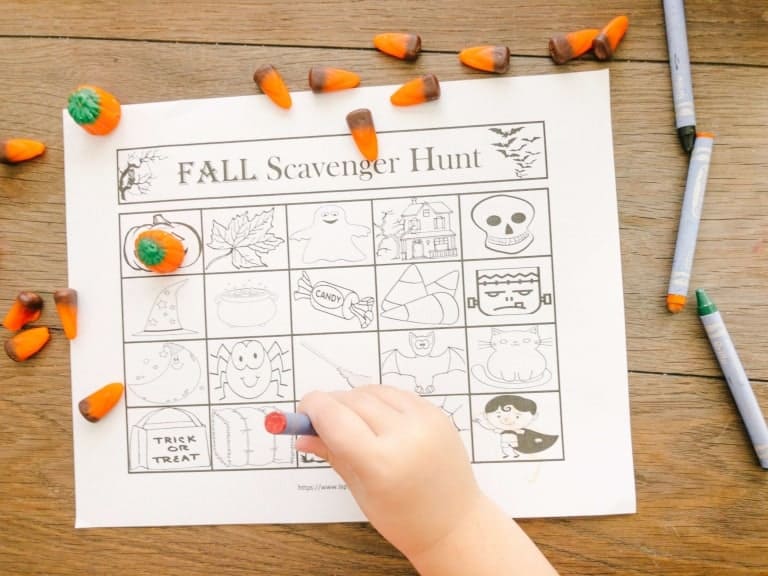 Fall Family Fun: A Fall & Halloween Scavenger Hunt for Kids Printable ...