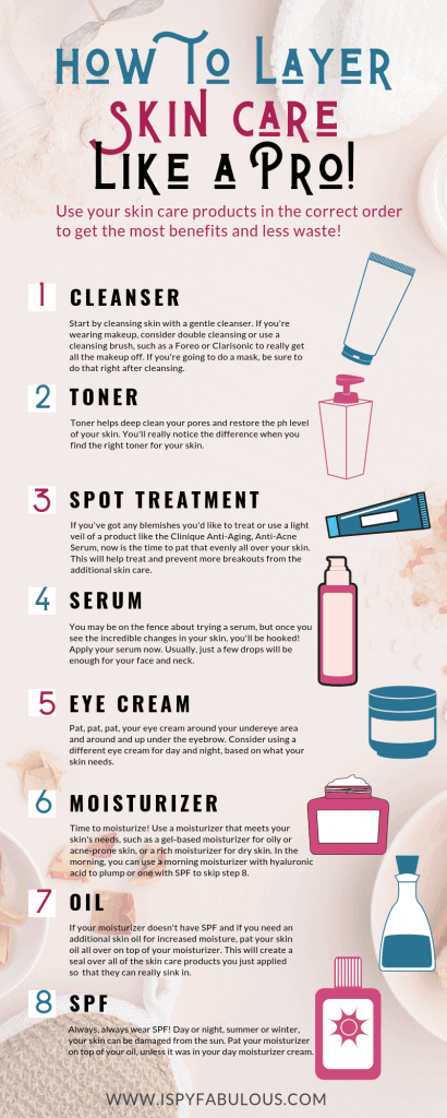 How To Layer Your Skincare Like a Pro – Updated for 2023! - I Spy Fabulous How To Layer Your Skincare Like a Pro – Updated for 2023! - I Spy Fabulous