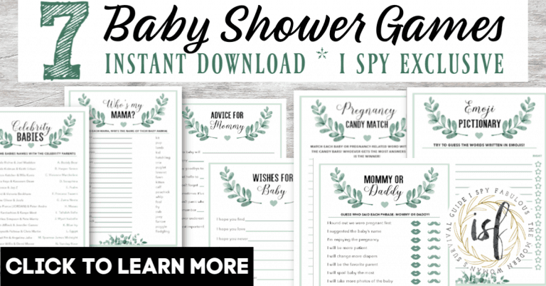 Celebrity Baby Name Baby Shower Game! - I Spy Fabulous