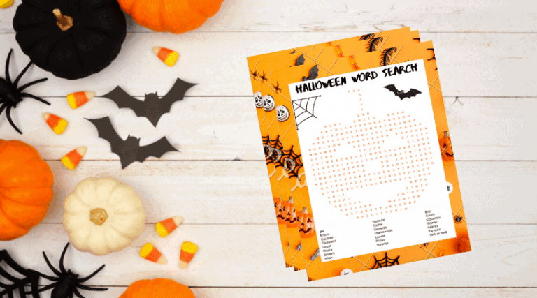 Free Pumpkin-Shaped Halloween Word Search Printable! - I Spy Fabulous