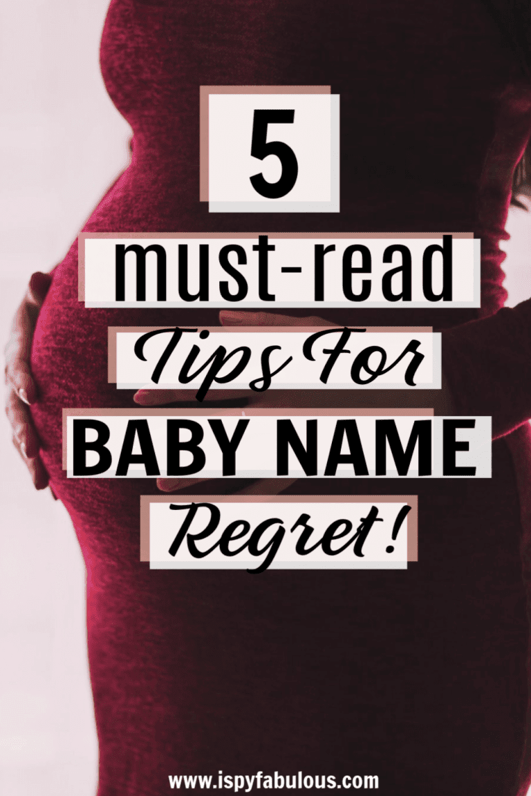 5 Tips for How To Deal With Baby Name Regret - I Spy Fabulous