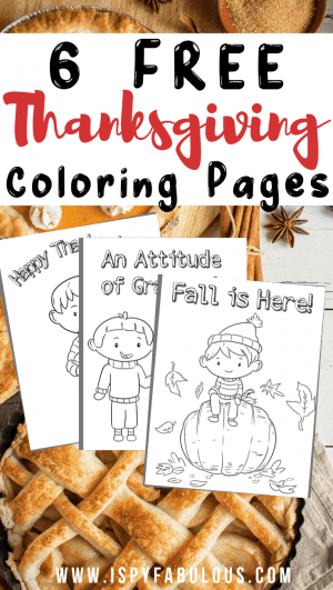 7 Free Thanksgiving Printables for Kids - I Spy Fabulous