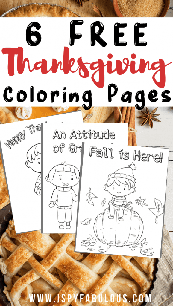 7 Free Thanksgiving Printables for Kids - I Spy Fabulous