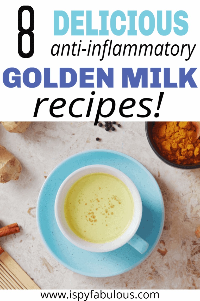 8 Anti-Inflammatory Turmeric Golden Milk Recipes You Should Try! - I Spy Fabulous