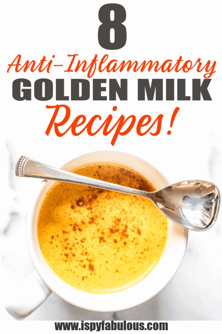 8 Anti-Inflammatory Turmeric Golden Milk Recipes You Should Try! - I Spy Fabulous