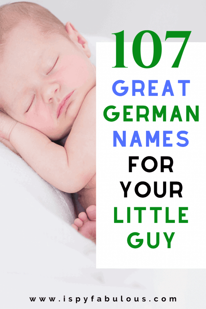107 Great German Boy Names for your Little Gentleman - I Spy Fabulous
