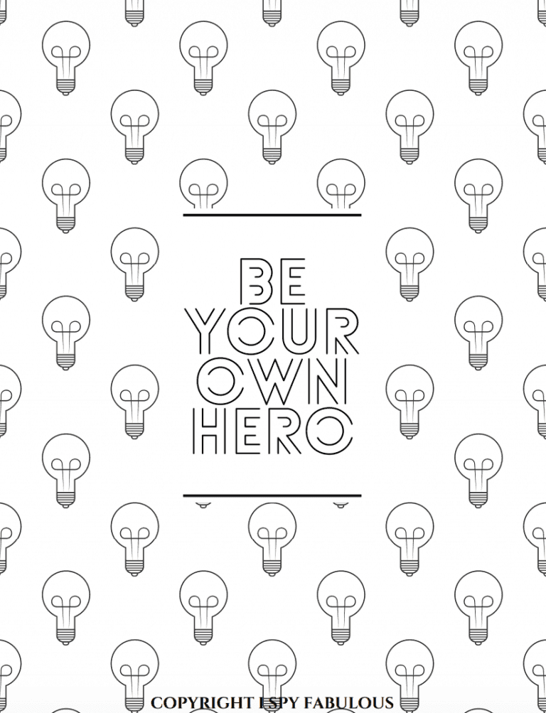 5 Empowering Coloring Pages for Teens – Free Printables! - I Spy Fabulous