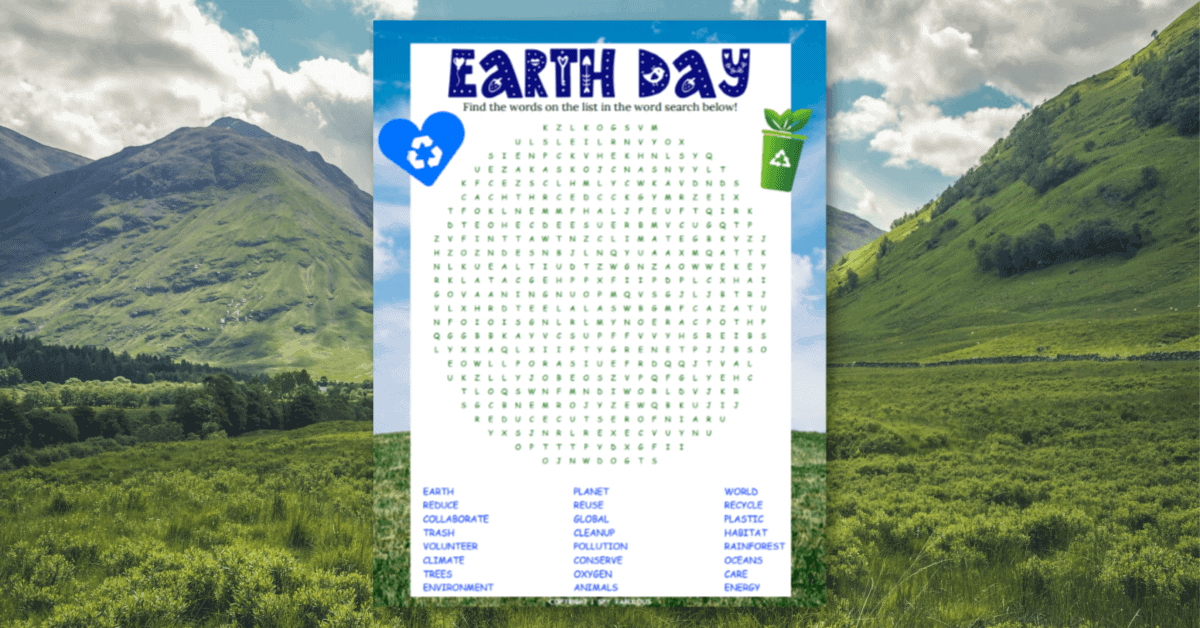 15 Fun Earth Day Activities & Printables for Kids! - I Spy Fabulous