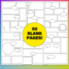 50 Blank Comic Pages to Draw Your Own Comics & A Freebie! - I Spy Fabulous