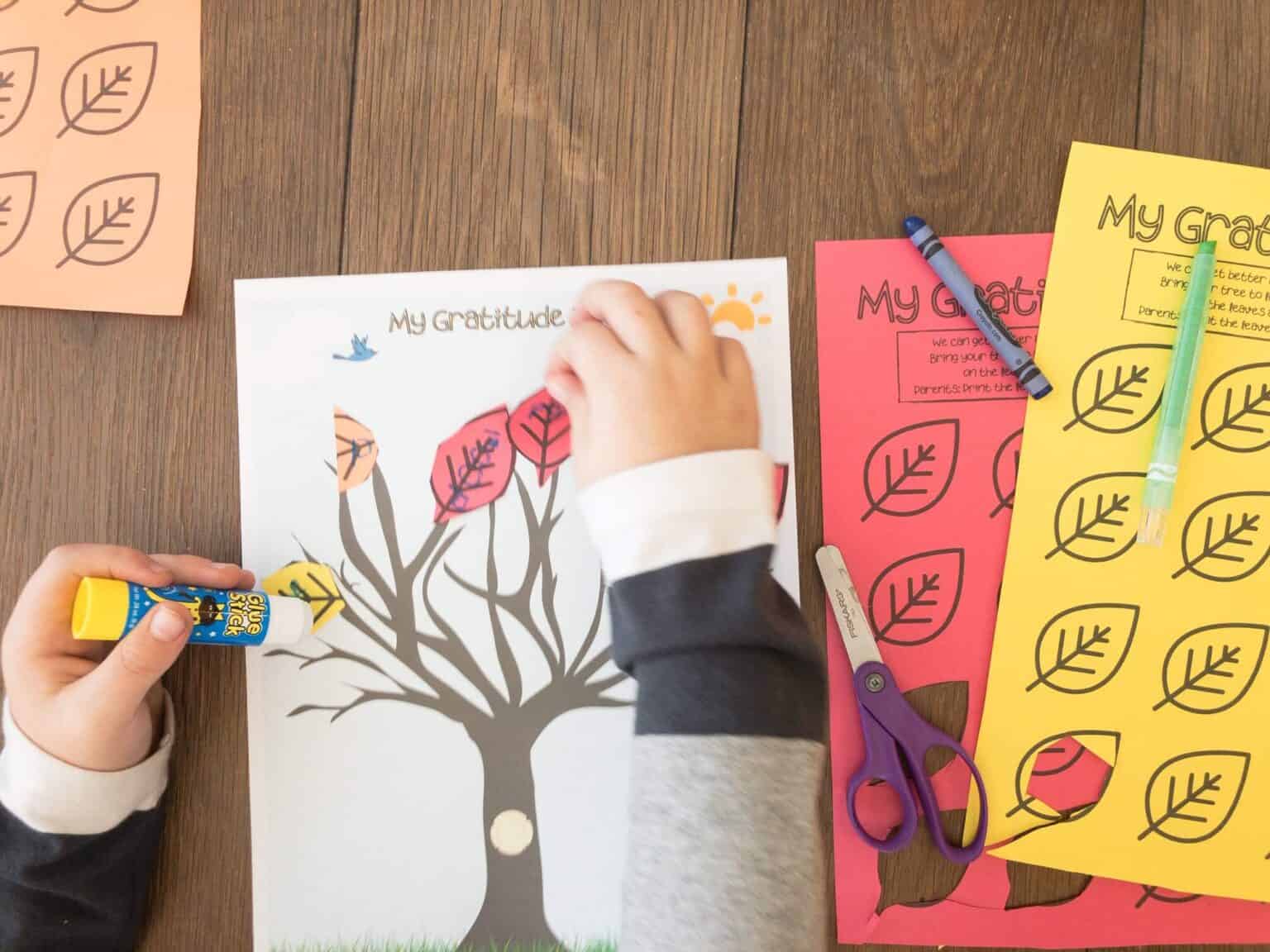 Free Gratitude Tree Printable Activity for Kids! - I Spy Fabulous