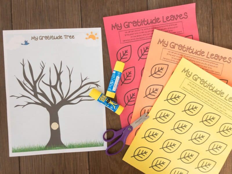 Free Gratitude Tree Printable Activity for Kids! - I Spy Fabulous