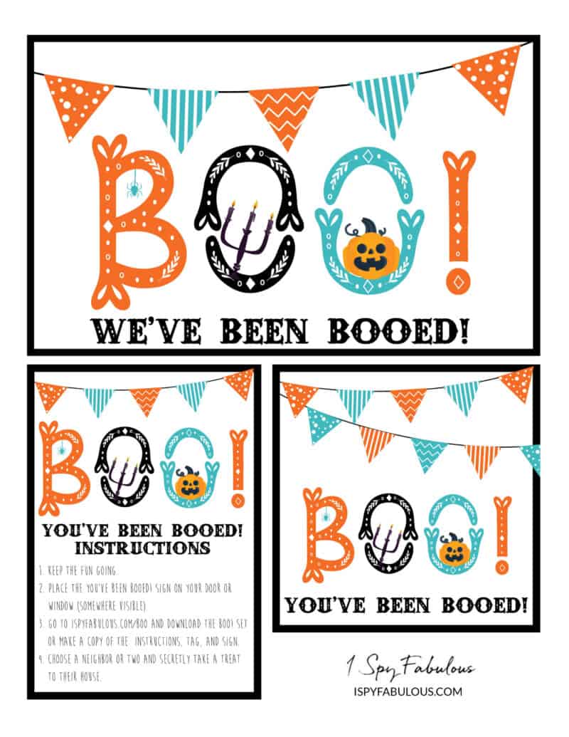 The Best Free Halloween BOO (You’ve Been BOOed) Printable Set! - I Spy ...