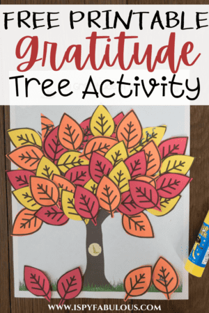 Free Gratitude Tree Printable Activity for Kids! - I Spy Fabulous