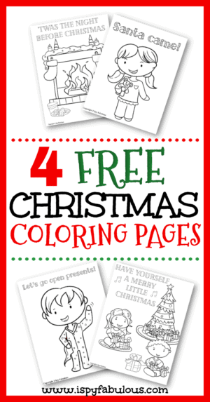 7 Festive & Free Christmas Printables for Kids! - I Spy Fabulous