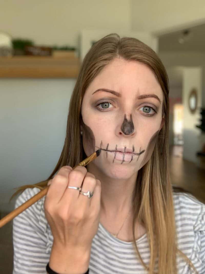 An Easy Skeleton Makeup Tutorial With Real Makeup (VIDEO) - I Spy Fabulous