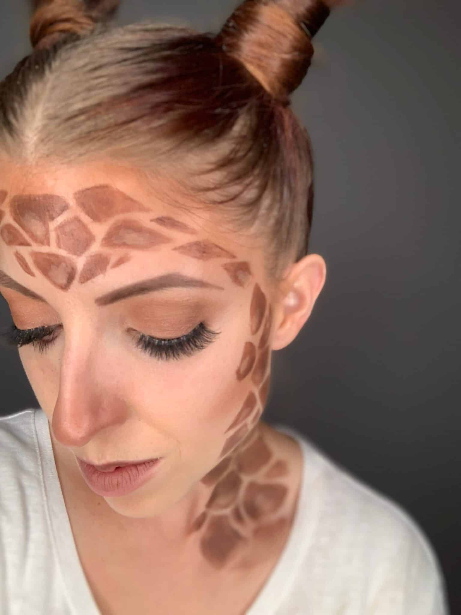 Seeing Spots: An Easy Giraffe Makeup Tutorial Using Real Makeup - I Spy ...