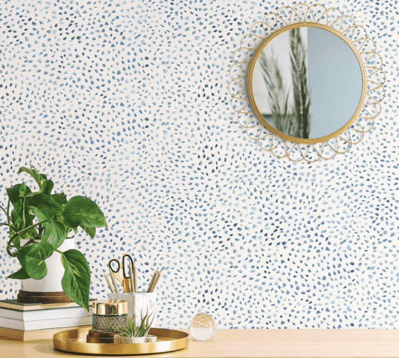 9 Blue Wallpaper Designs You’ll Want On Your Wall Immediately - I Spy ...