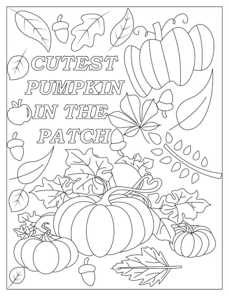 5 Free Fall Coloring Pages To Celebrate The Changing Seasons - I Spy ...