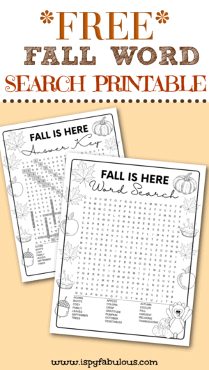 Free Printable Fall Word Search & Coloring Page (Answer Key Included ...