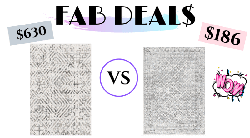 5 West Elm Rug Dupes: Colca, Souk Wool, Stone Tile, Faded Floral and ...