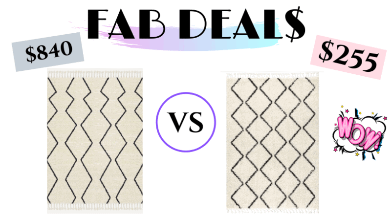 5 West Elm Rug Dupes: Colca, Souk Wool, Stone Tile, Faded Floral and ...