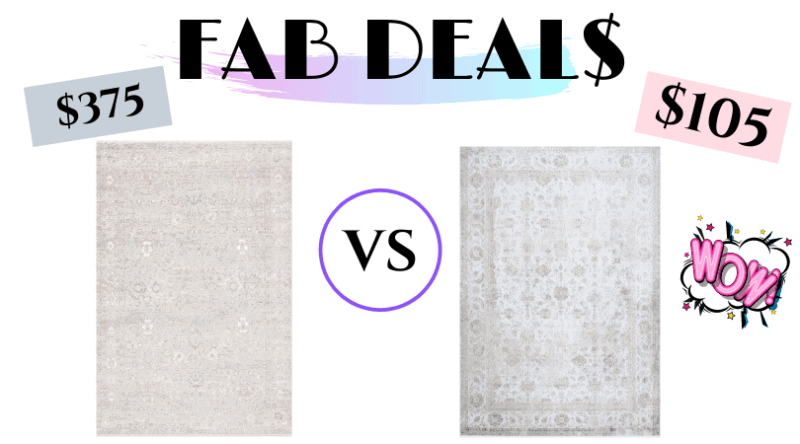 5 West Elm Rug Dupes: Colca, Souk Wool, Stone Tile, Faded Floral and ...