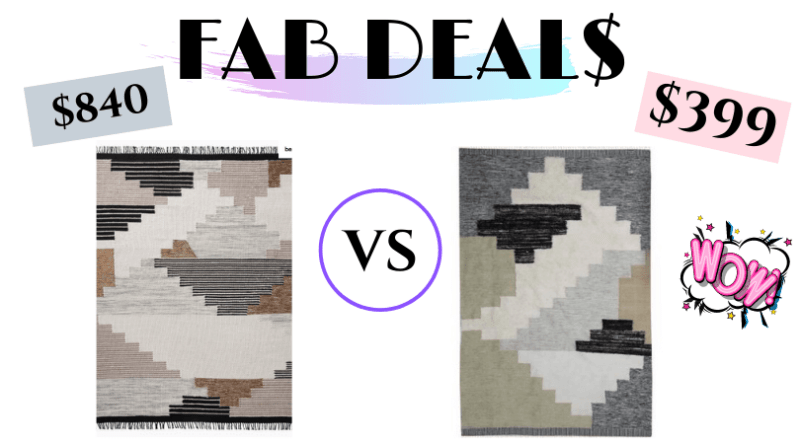5 West Elm Rug Dupes: Colca, Souk Wool, Stone Tile, Faded Floral and ...