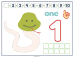 10 Number Play-Dough Mats with Ten Frames - I Spy Fabulous