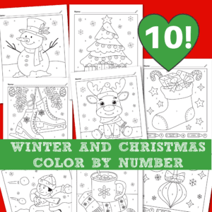 Free Winter I Spy & Coloring Page Printable - I Spy Fabulous