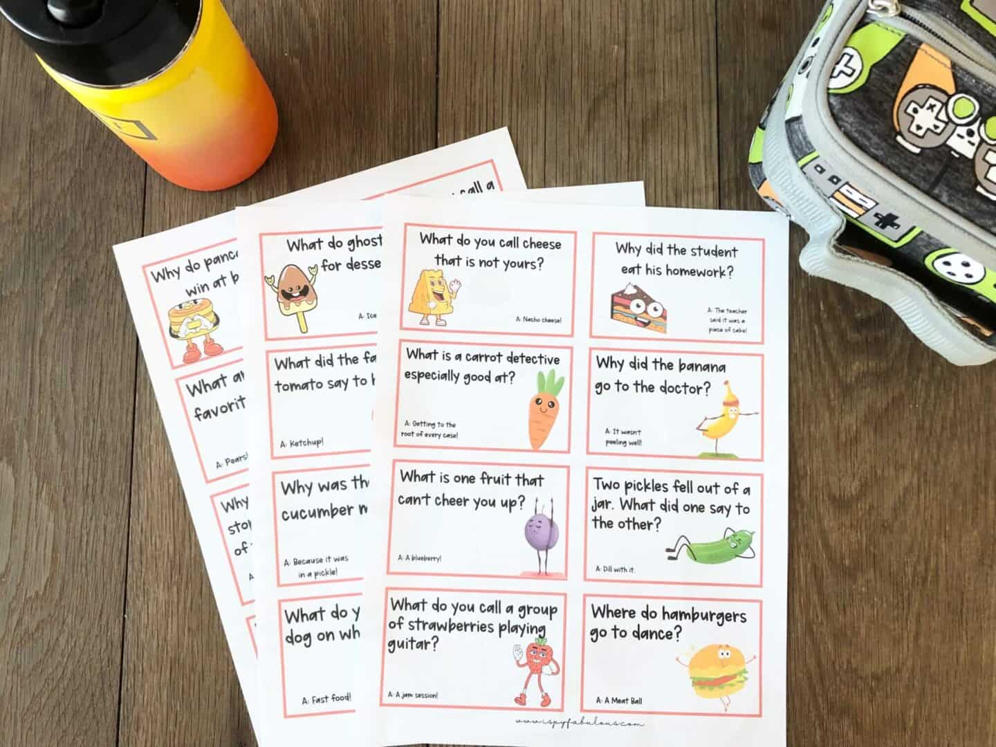 24 Free Printable Food Jokes for Kids! - I Spy Fabulous