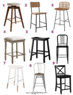 9 Affordable Counter Stools Under $100 That Are Still Chic - I Spy Fabulous