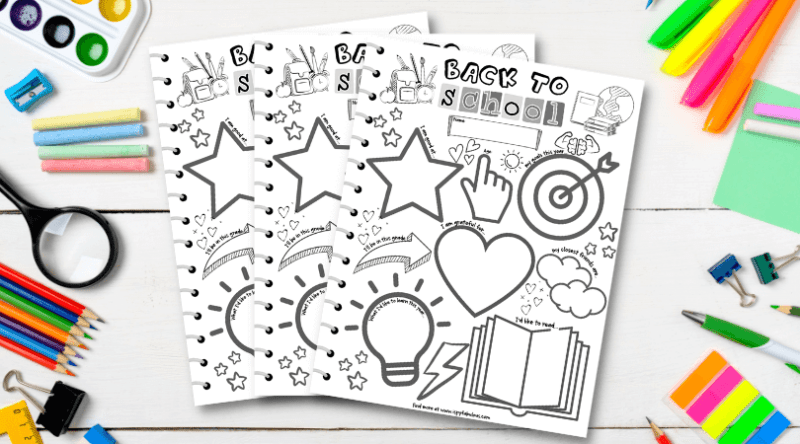 Printable Back To School Goal-Setting Activity Perfect for the First ...