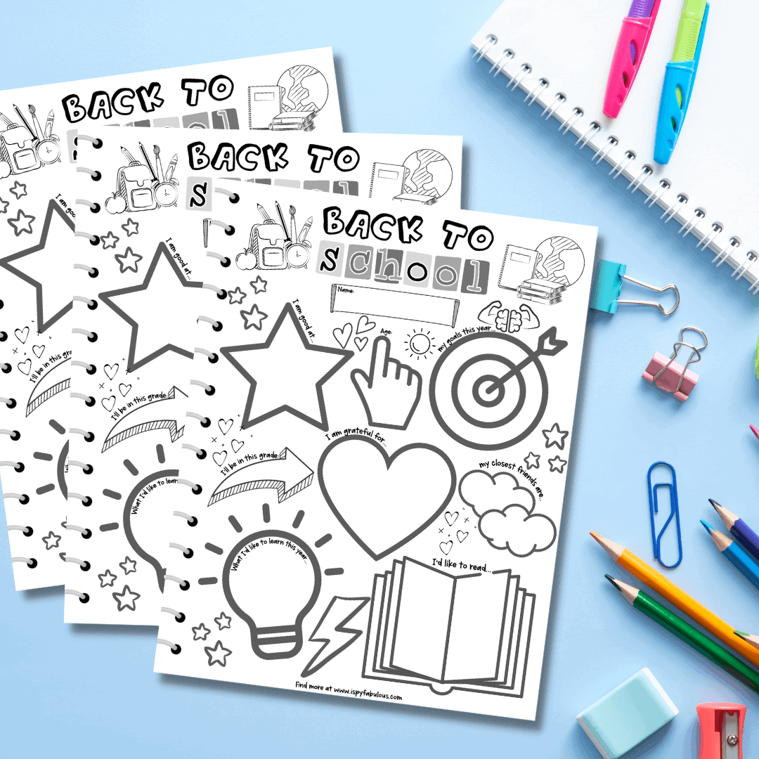 Free Printable Back To School Goal Setting Activity Perfect For The Free Printable Back To School Goal Setting Activity Perfect For The