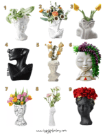 Anthropologie Grecian Bust Pot & 8 More Face Vases - I Spy Fabulous