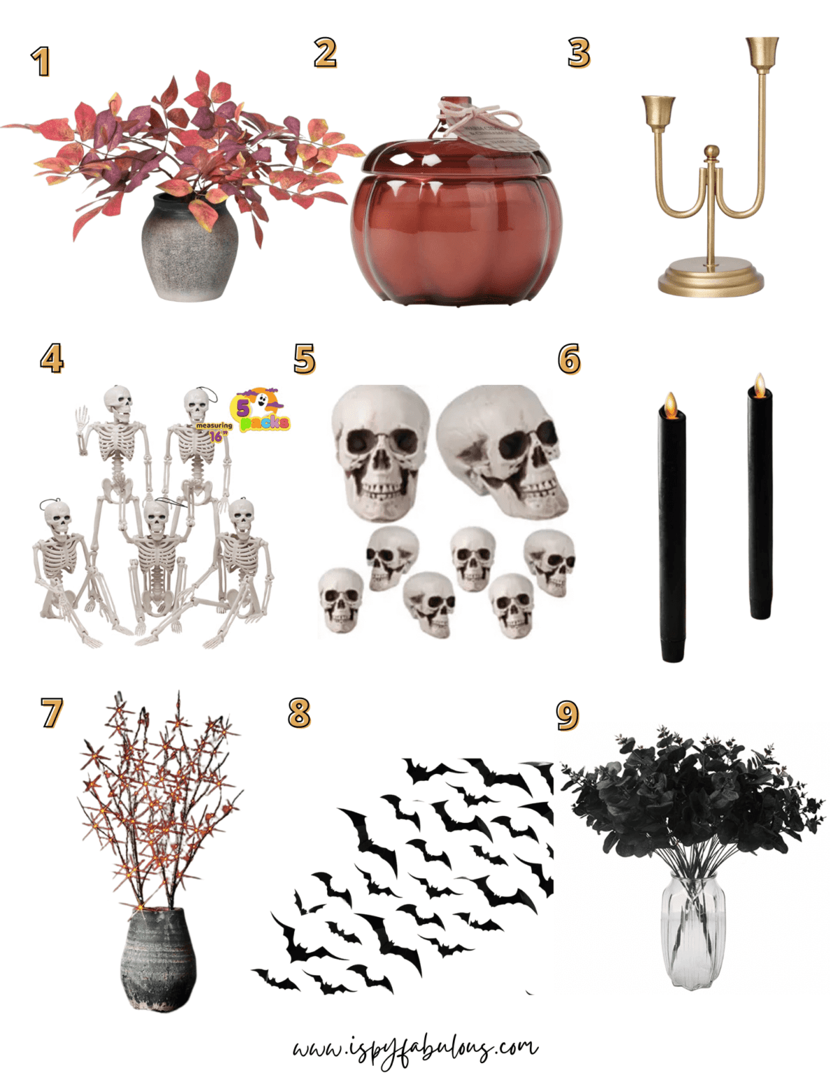 9 Spooky Fall & Halloween Home Decor Items I Bought This Year - I Spy ...