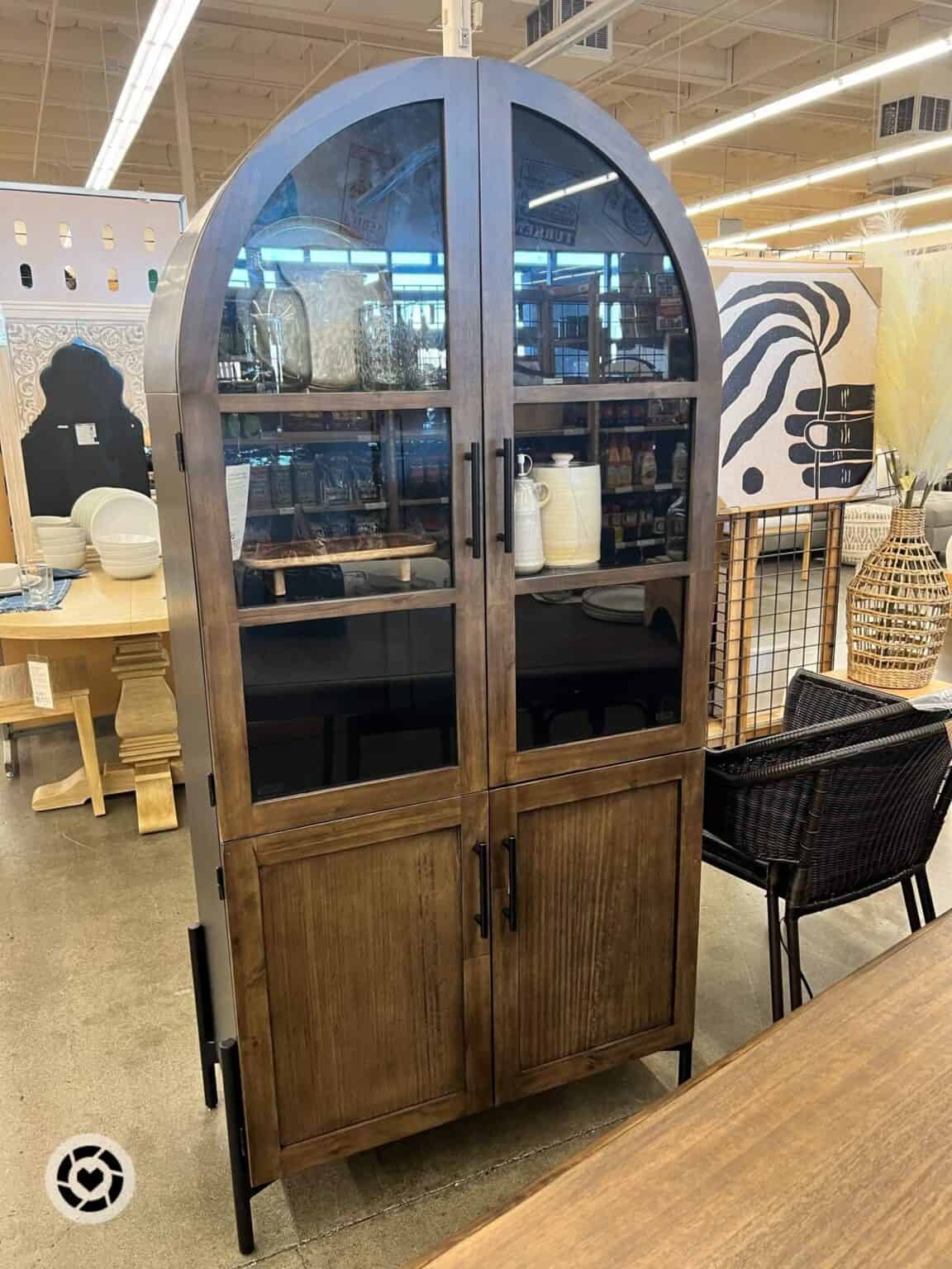 3 Arched Display Cabinets: Arhaus Hattie, Lulu & Georgia Apolline ...