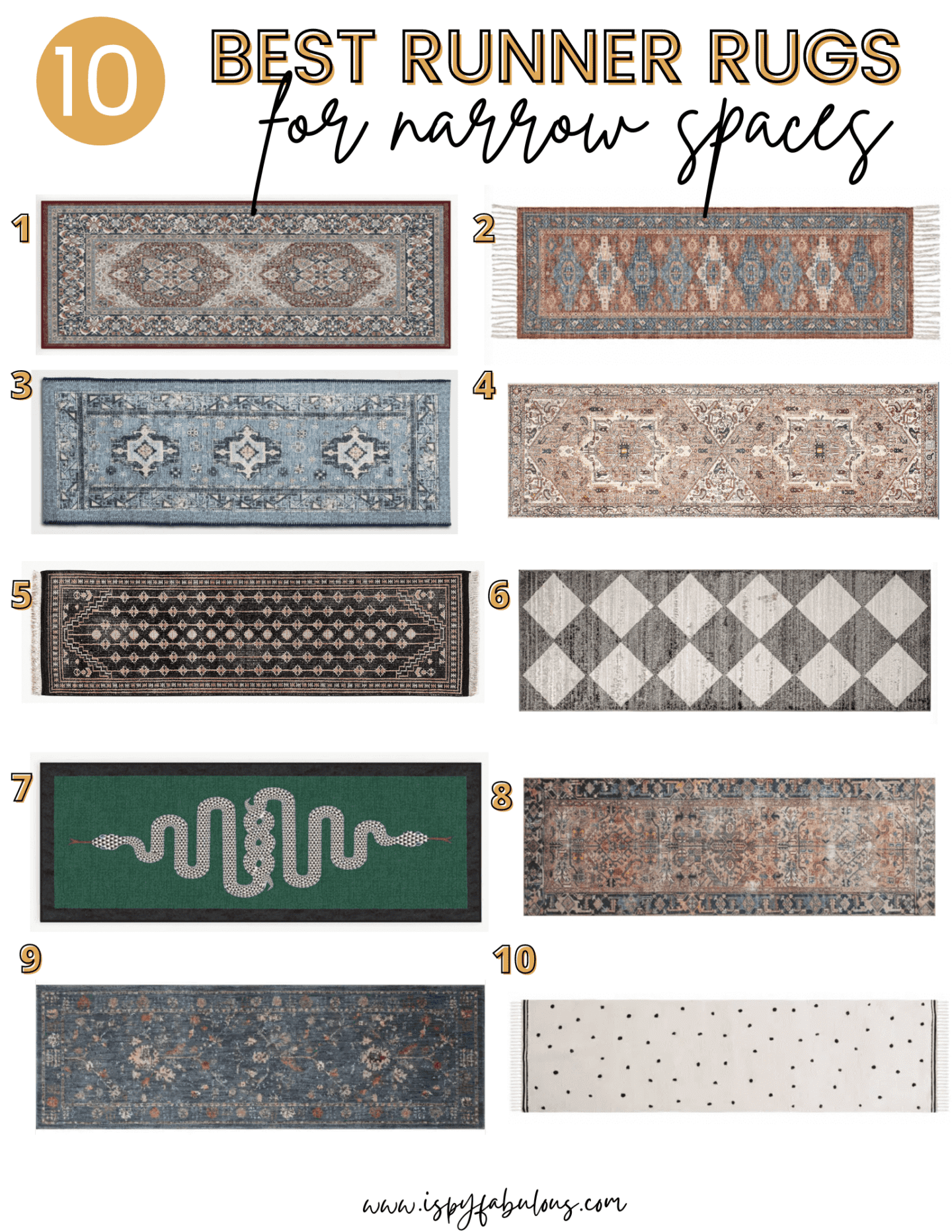 10 Best Runner Rugs for Narrow Spaces - I Spy Fabulous