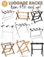 10 Chic Luggage Racks for a Swanky Guest Room ($40 and up!) - I Spy ...