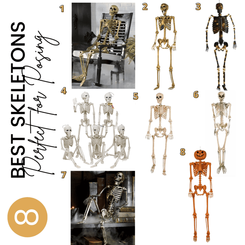 8 Posable Halloween Skeletons For Your Home - I Spy Fabulous