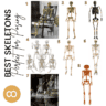 8 Posable Halloween Skeletons For Your Home - I Spy Fabulous