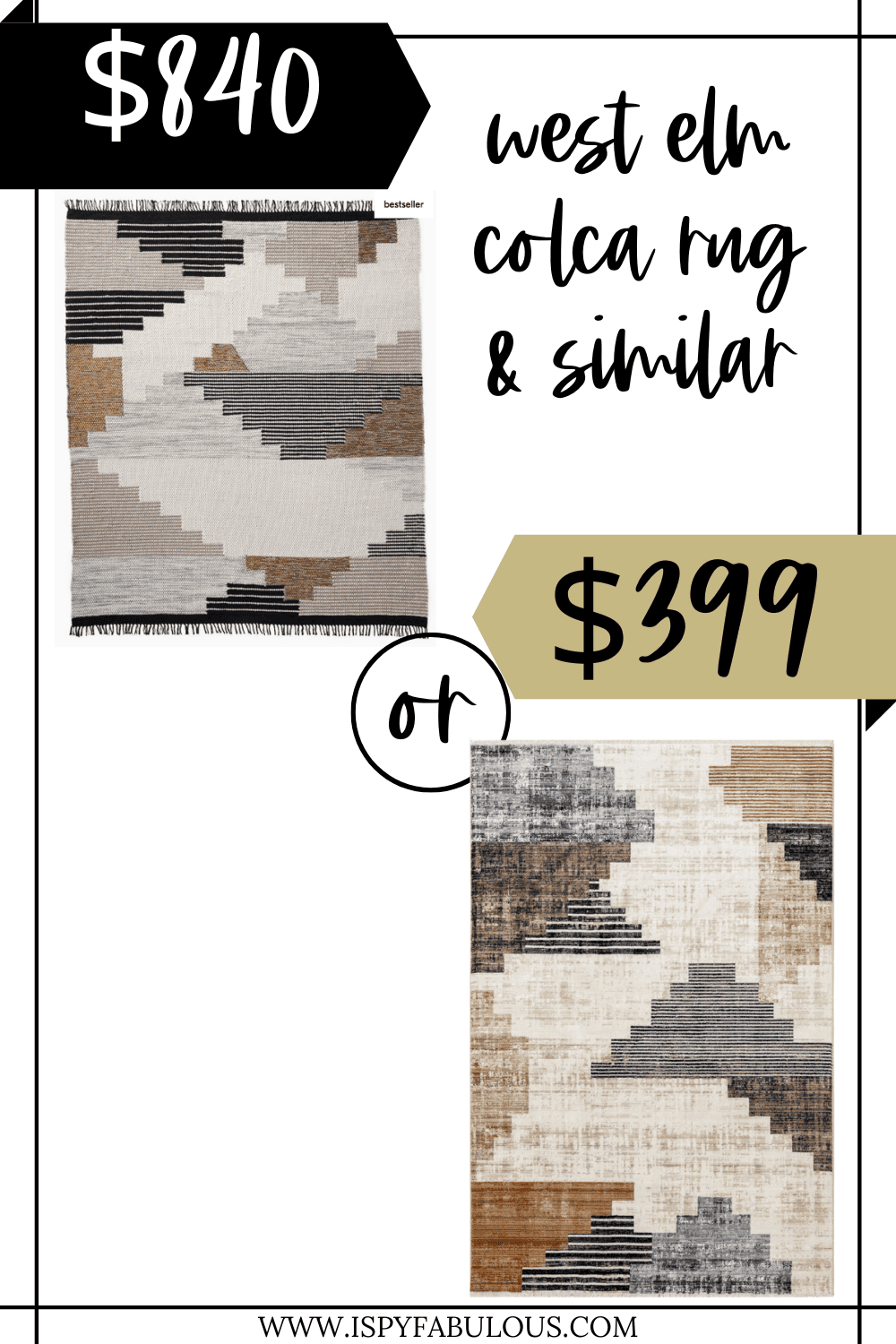 5 West Elm Rug Dupes: Colca, Souk Wool, Almond Valley, Faded Floral and ...