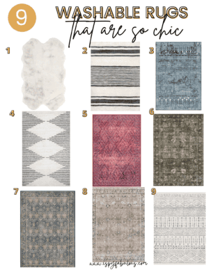 9 Washable Rugs That Are So Chic - I Spy Fabulous