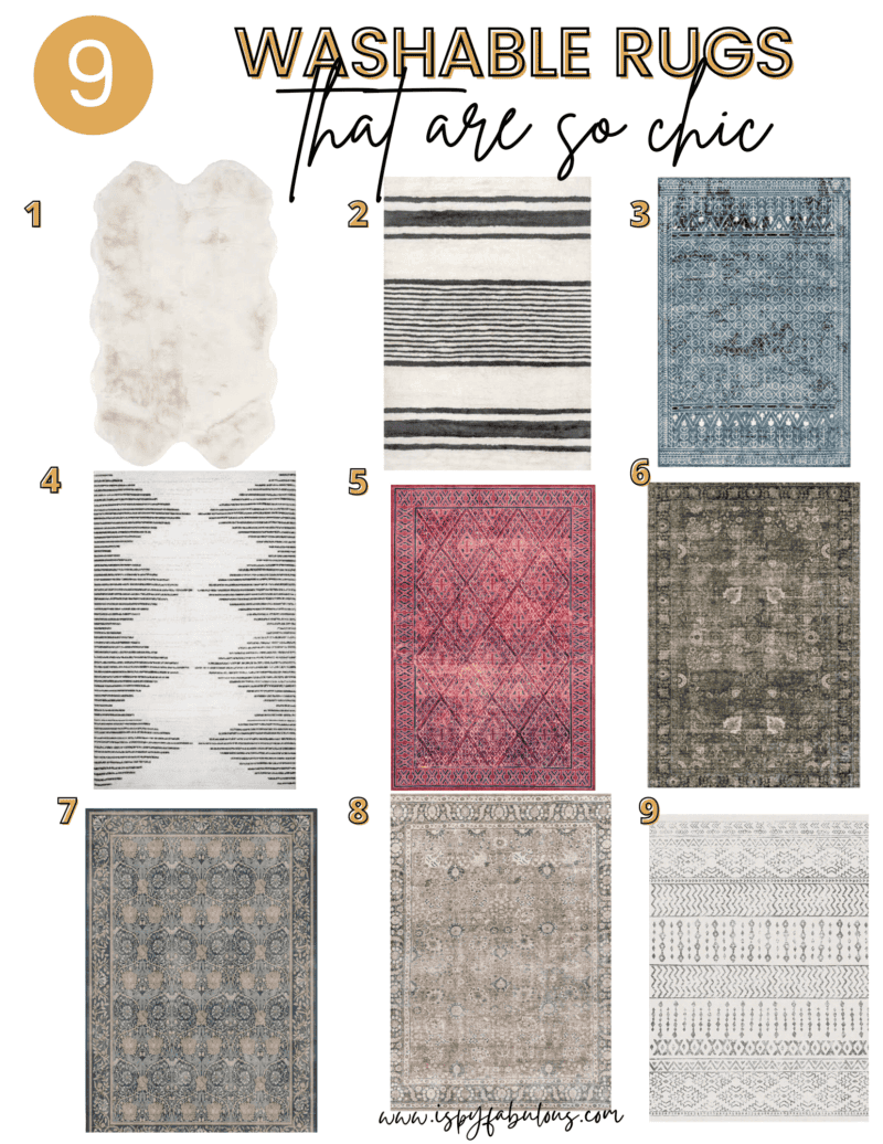 9 Washable Rugs That Are So Chic - I Spy Fabulous