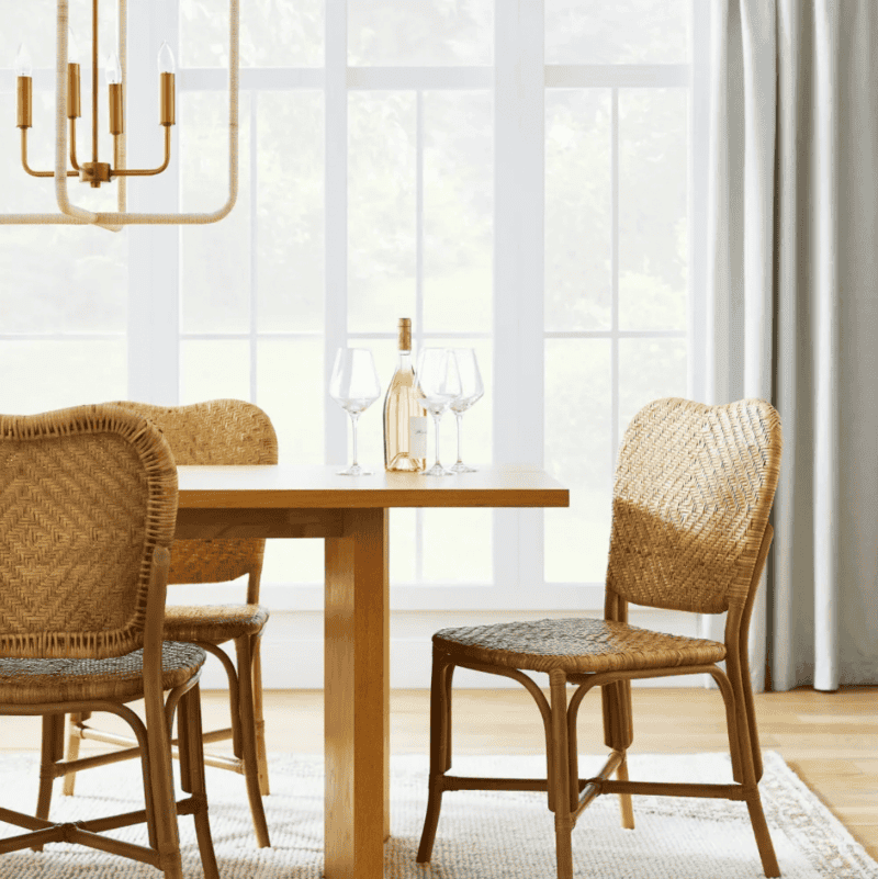 9 Rattan Dining Chairs You’ll Love for Under $100 and up! - I Spy Fabulous