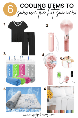 6 Cooling Items To Survive This Hot Summer - I Spy Fabulous