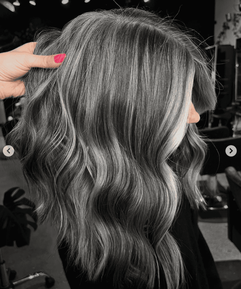 25 Gorgeous Gray Blending Hair Inspo Pics You’ll Love - I Spy Fabulous