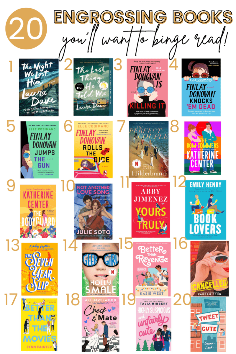 20 Engrossing Books You’ll Want to Binge Read - I Spy Fabulous