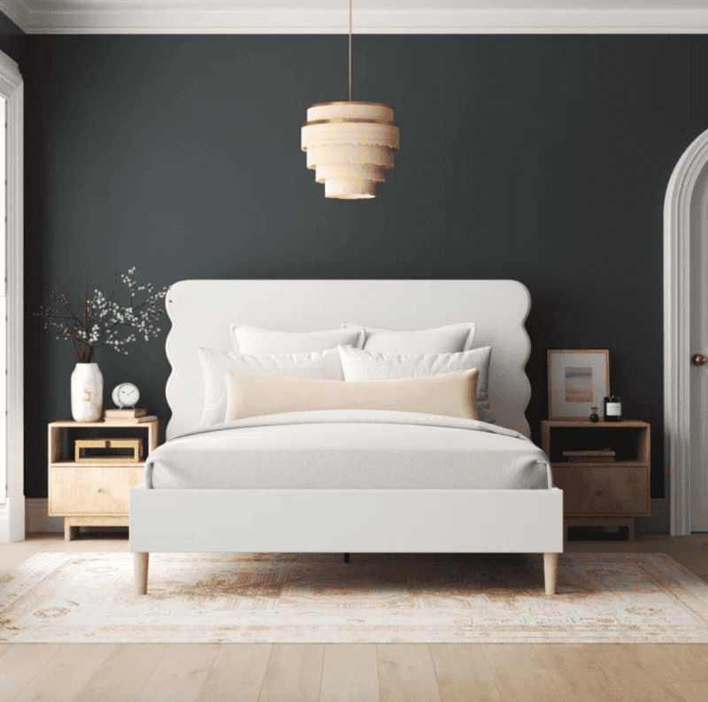 8 Gorgeous Upholstered Scalloped Wave Beds from $234 and Up! - I Spy ...