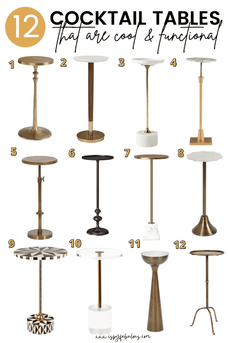 12 Cocktail Tables That are Chic and Functional - I Spy Fabulous